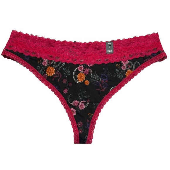 torrid | Intimates & Sleepwear | Nwt Torrid Thong Pantie Sz 2x Pink ...